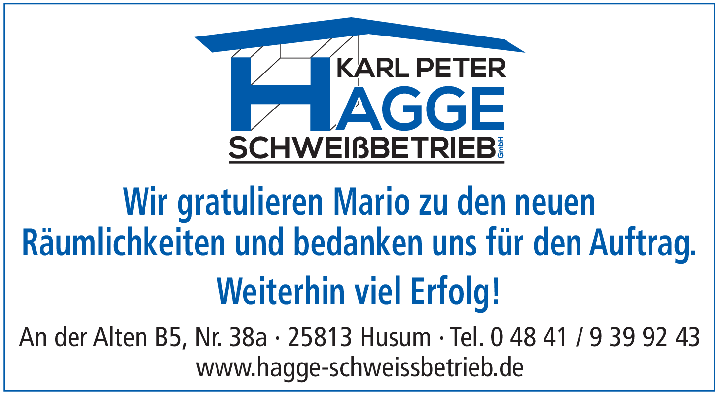 Karl-Peter Hagge Schweißbetrieb GmbH | Metallbau & Schlosserei in Husum