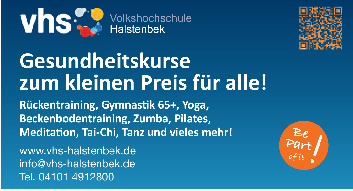 vhs Halstenbek | Volkshochschule & Erwachsenenbildung in Halstenbek