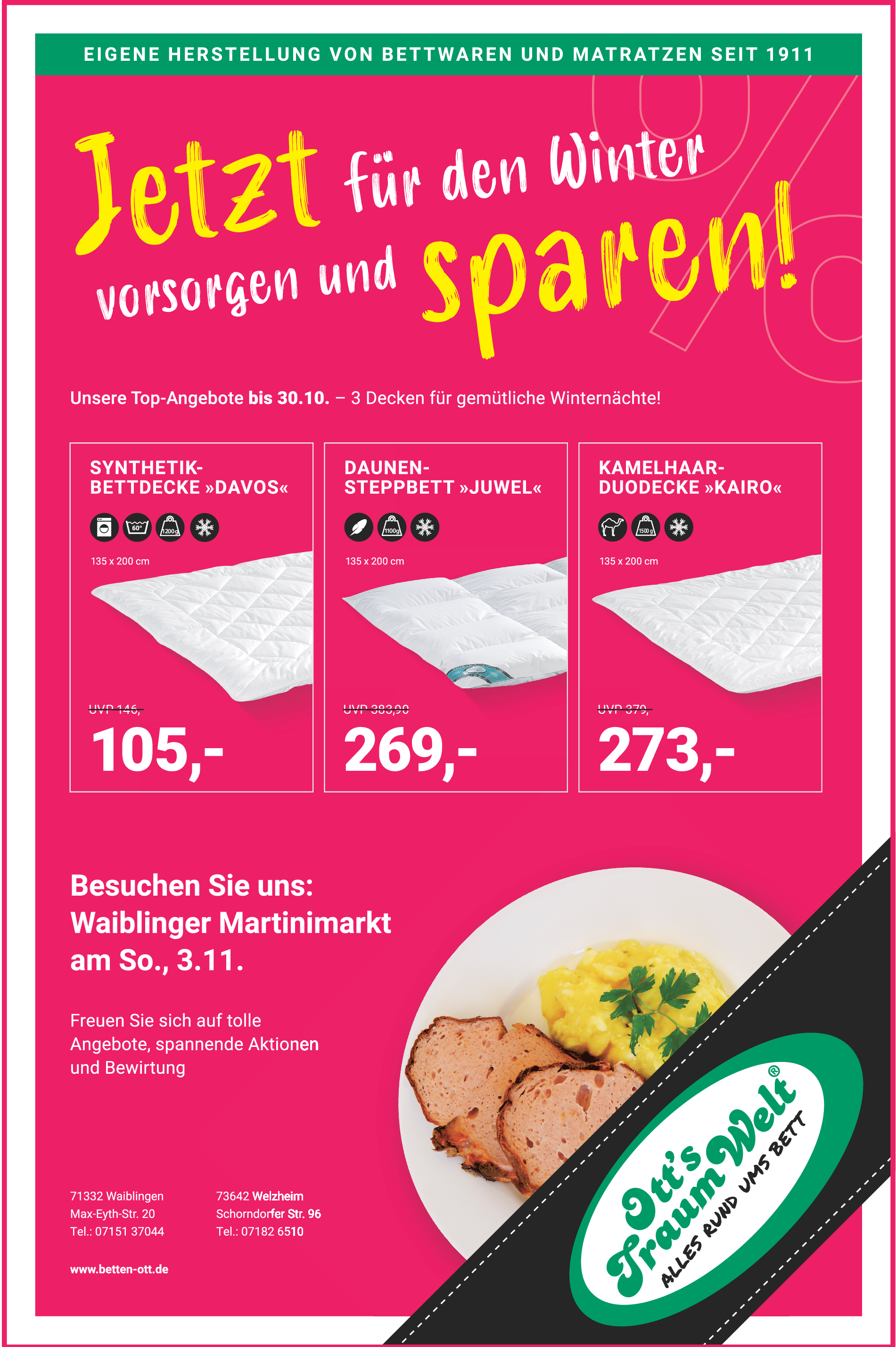 Ott‘s Traumwelt GmbH | Möbel & Heimdekoration in Waiblingen