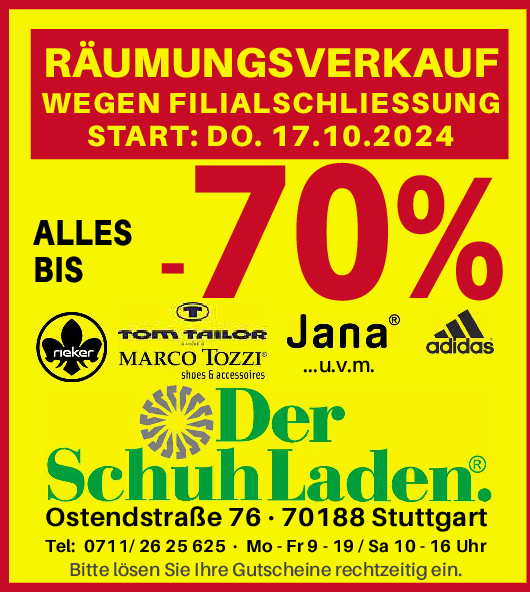 Der Schuhladen | Bekleidungsgeschäft in Stuttgart