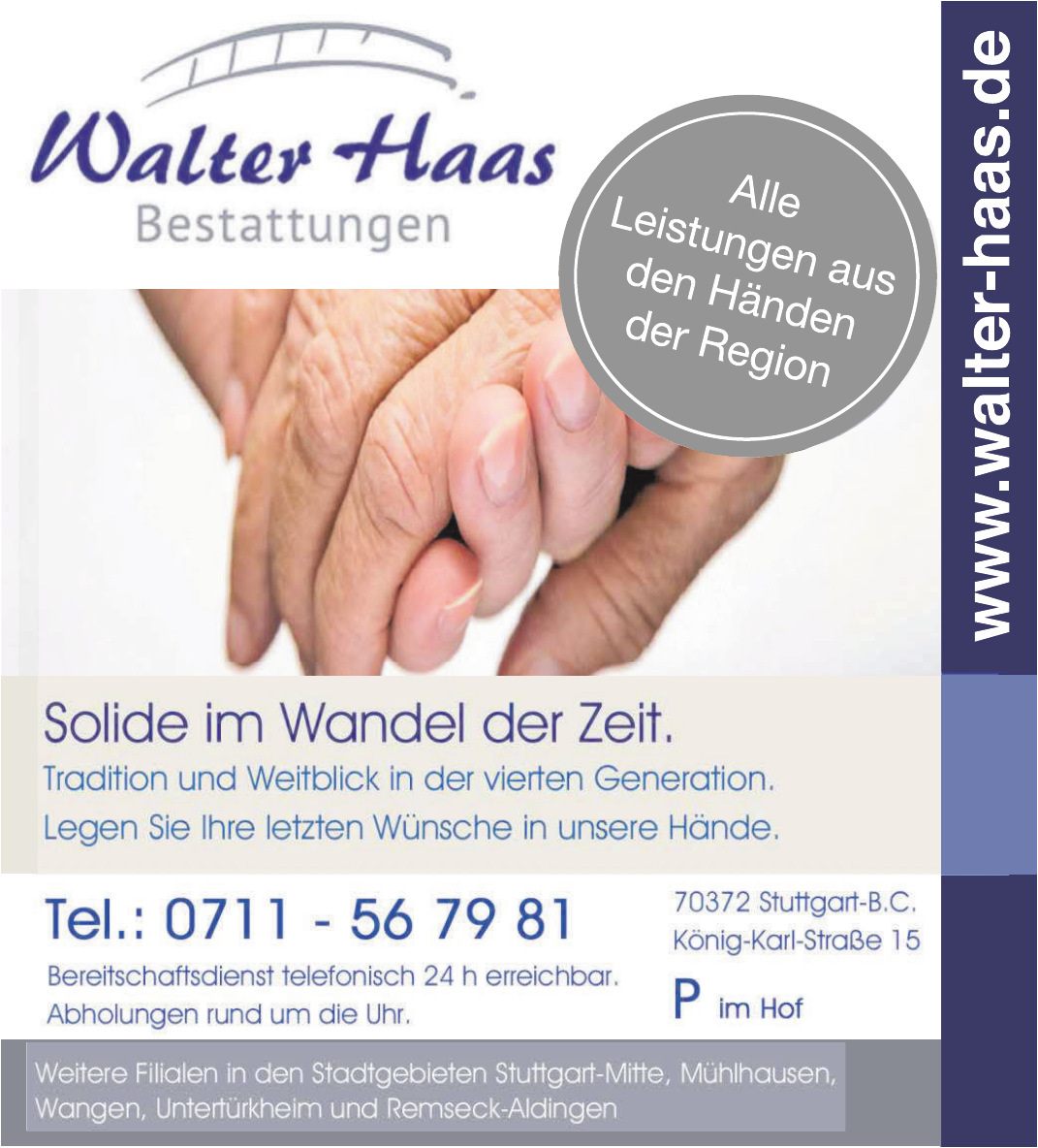 „ABSCHIED“ Stuttgarter Bestattungsunternehmen Walter Haas ...