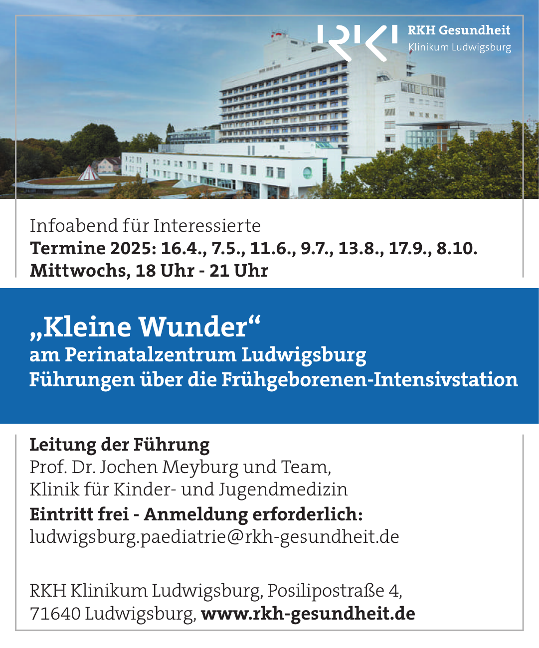 RKH Klinikum Ludwigsburg | Medizinische Klinik in Ludwigsburg