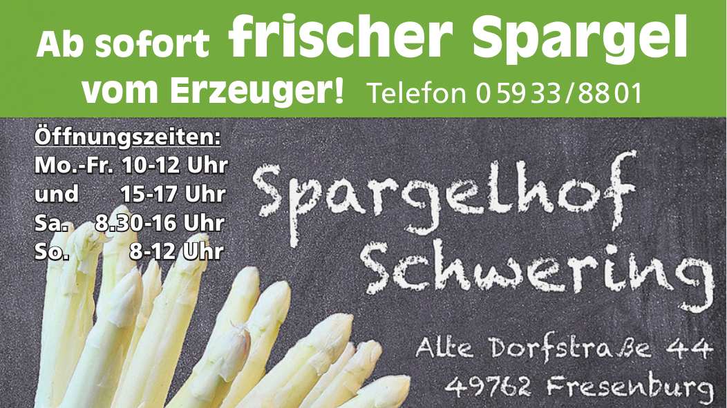 Spargelhof Schwering | in Fresenburg