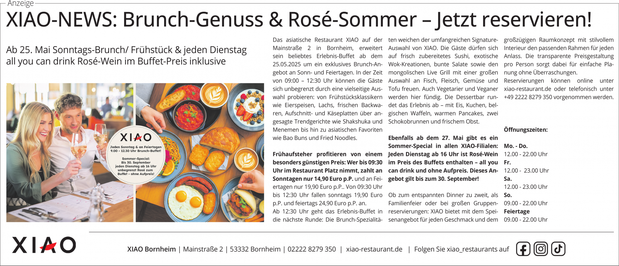 XIAO Bornheim | Asiatisches Restaurant in Bornheim