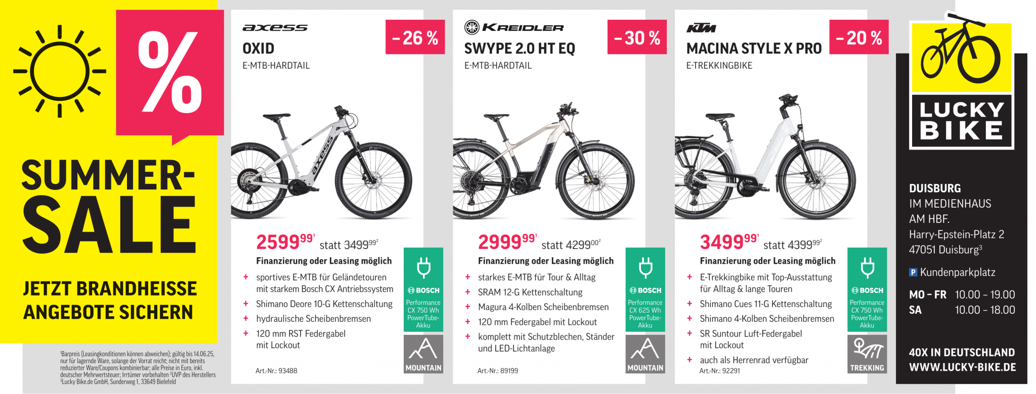 Lucky Bike Duisburg | Sportgeschäft in Duisburg