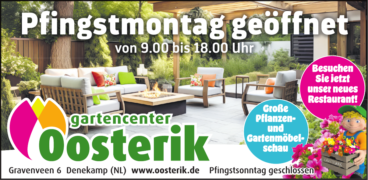 Gartencenter Oosterik | Gartencenter in Denekamp