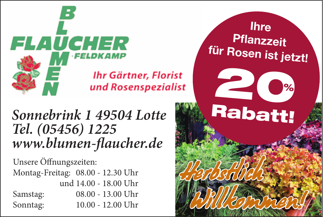 Flaucher-Feldkamp | Landschaftsgärtnerei in Lotte